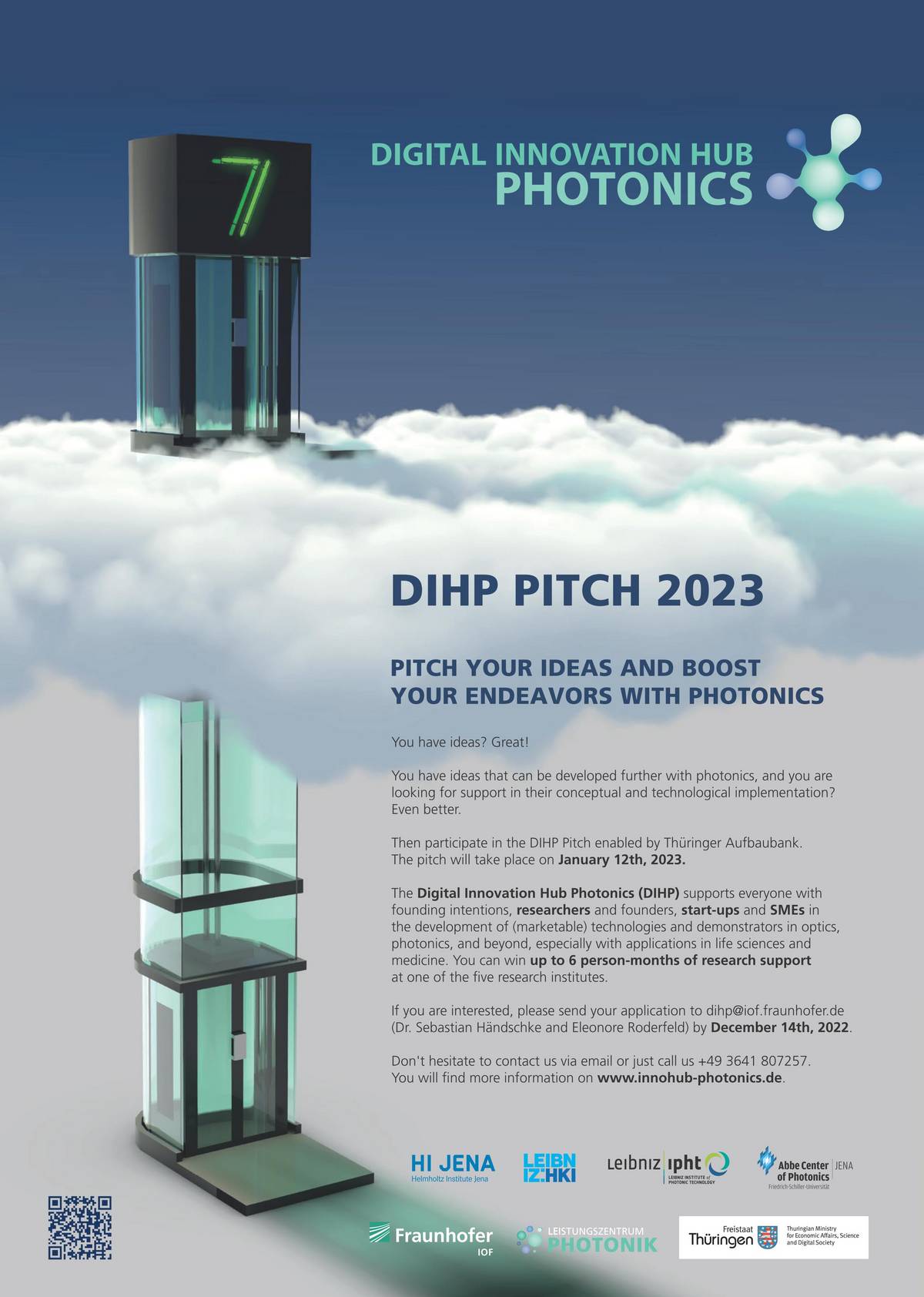 DIHP PITCH 2023 | Cluster Optik und Photonik